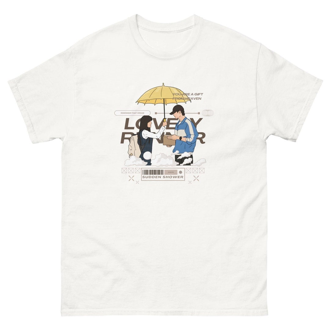 Lovely Runner White T-shirt ~ Korean Drama Kdrama Kim Hyewoon Byeon ...