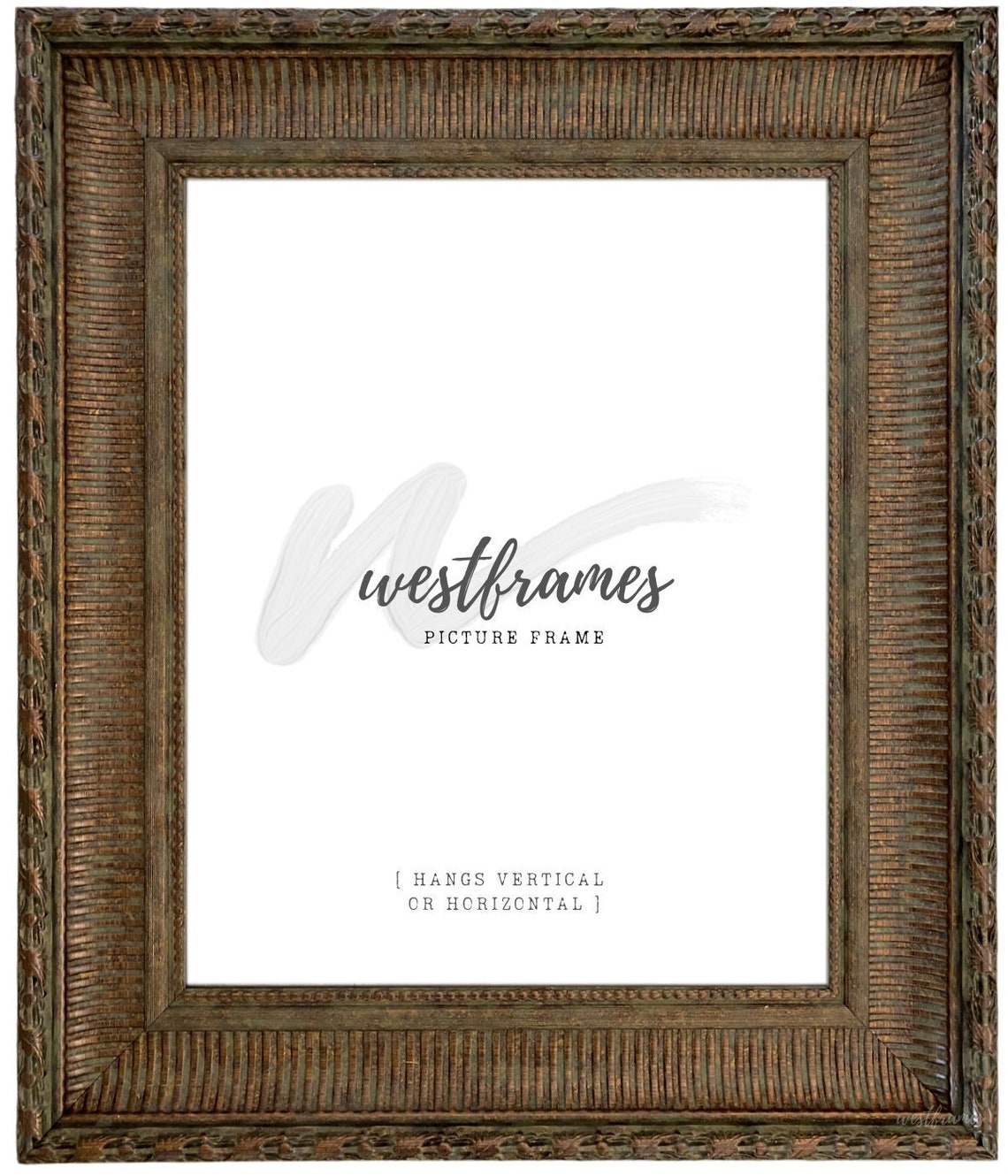 West Frames Vera Museum Gallery French Ornate Antique Copper - Etsy