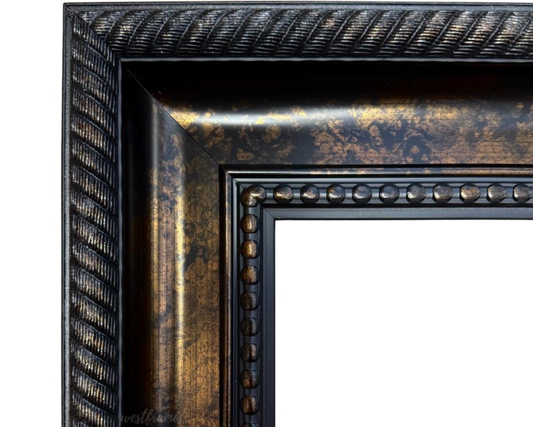 West Frames Santino Dark Bronze Traditional Classic Wall Picture Frame ...