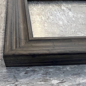 Farmhouse Distressed Rustic Gray Brown Wood Picture Frame, Canvas ...