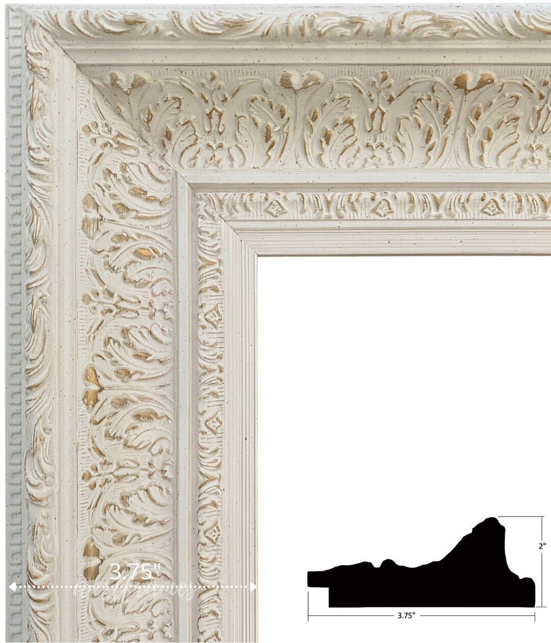 West Frames Elegance French Ornate Embossed Wood Picture Frame - Etsy