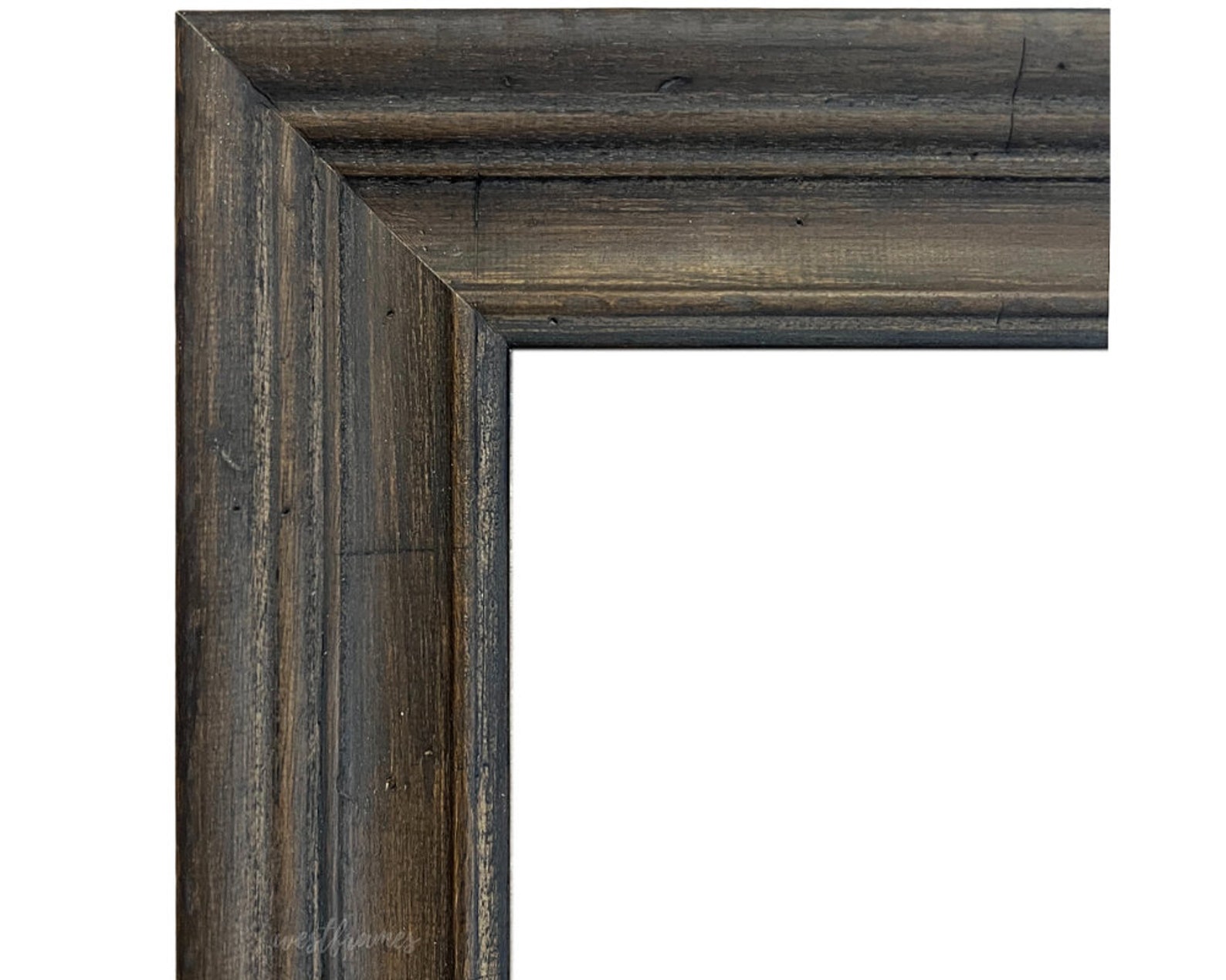 Farmhouse Distressed Rustic Gray Brown Wood Picture Frame, Canvas ...