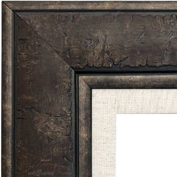 Dark Rustic Picture Frames - Etsy