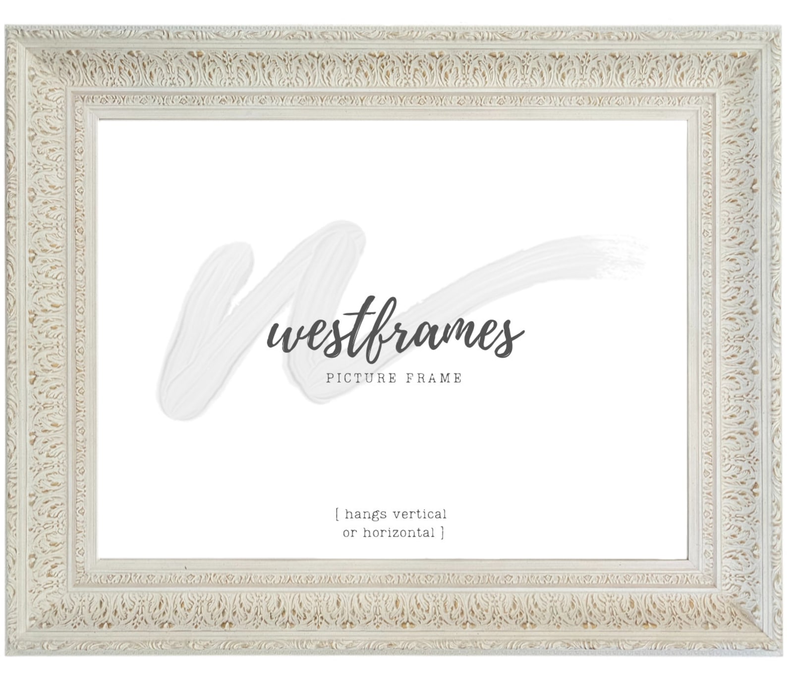 West Frames Elegance French Ornate Embossed Wood Picture Frame Antique ...