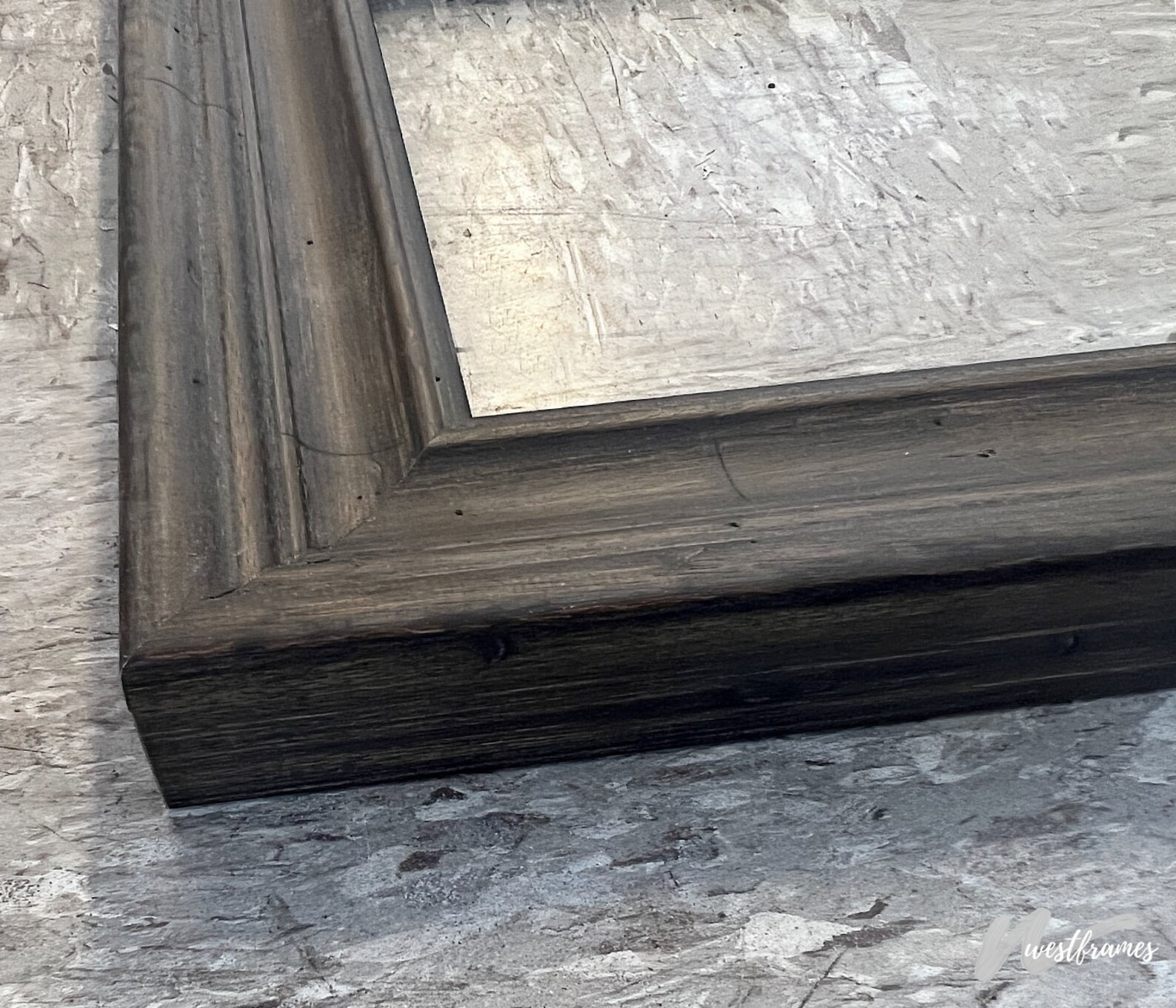 Farmhouse Distressed Rustic Gray Brown Wood Picture Frame, Canvas ...