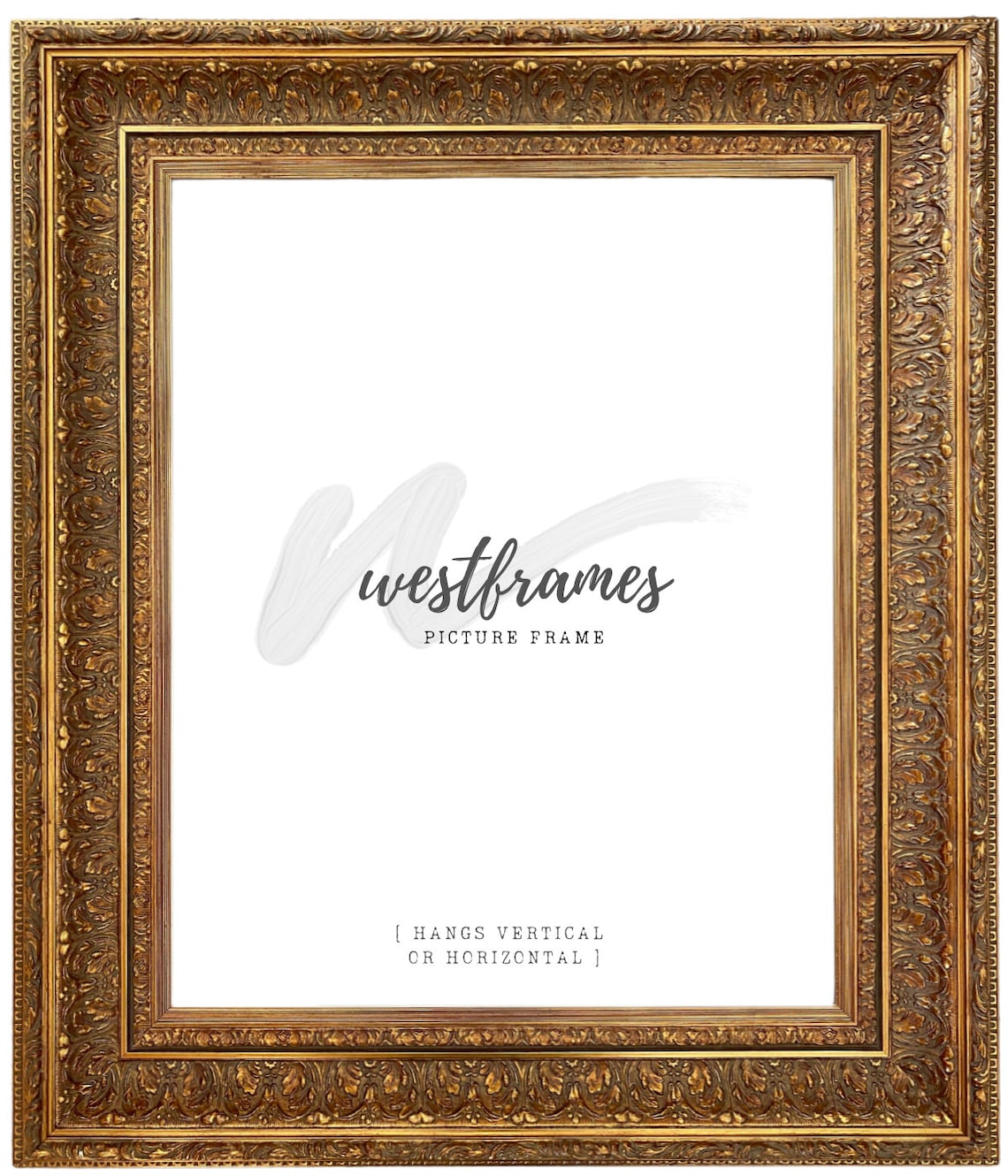 West Frames Elegance French Ornate Embossed Wood Picture Frame - Etsy