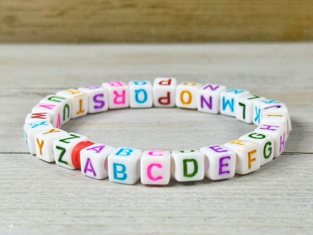 Alphabet Bracelets | Learning Craft Kit | Jewelry Making Kit ...