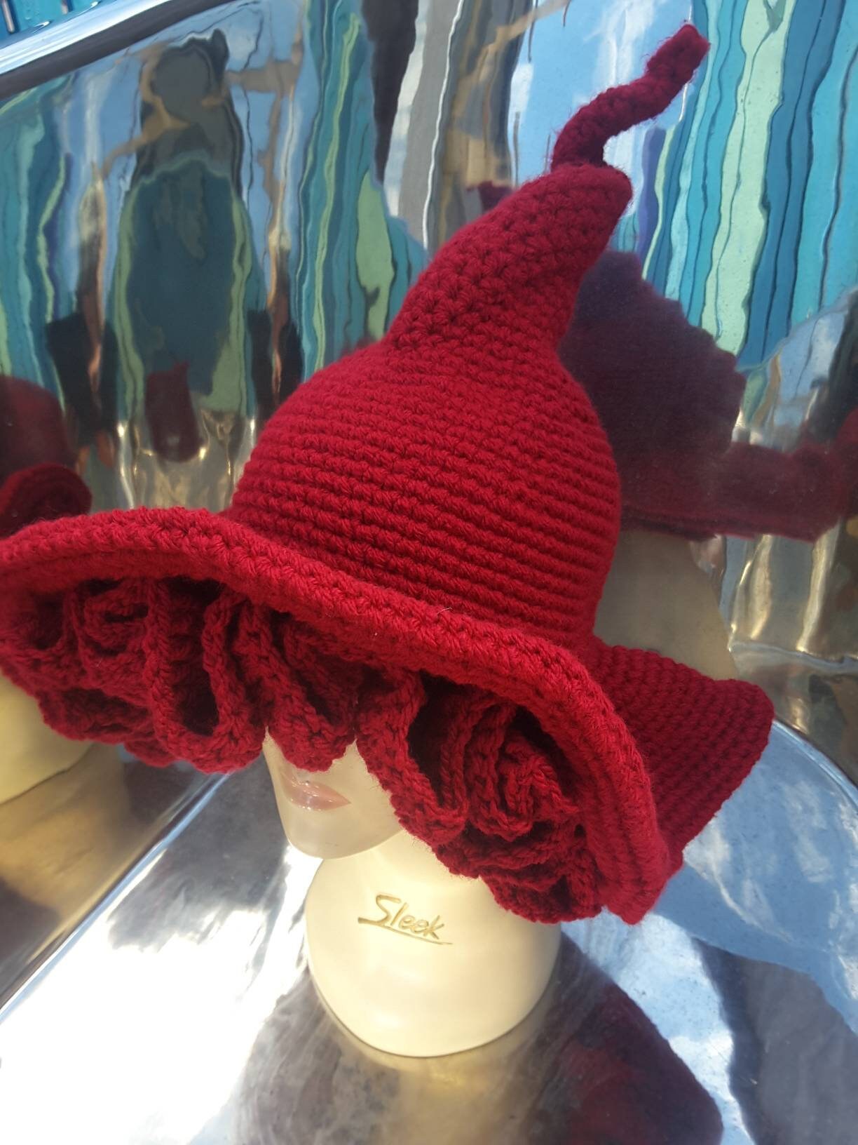 Twisted Toadstool Crochet Hat - Etsy UK