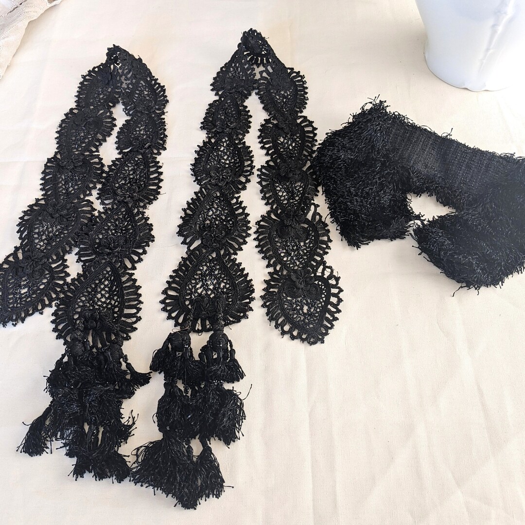 Original Mourning Coat Braid Trim. Antique French Trim From a - Etsy