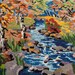 Autumn Forest Completed Vintage Needlepoint Tapestry. Perfect for ...