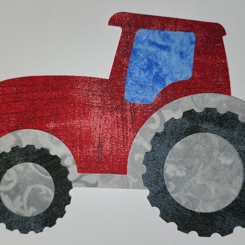 Tractor Applique - Etsy
