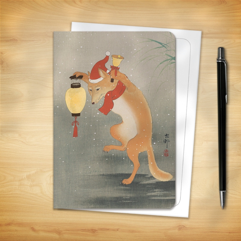 Fox Letter Card - Etsy UK