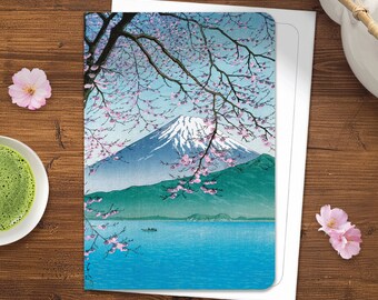 Mount Fuji Greeting Card - Etsy