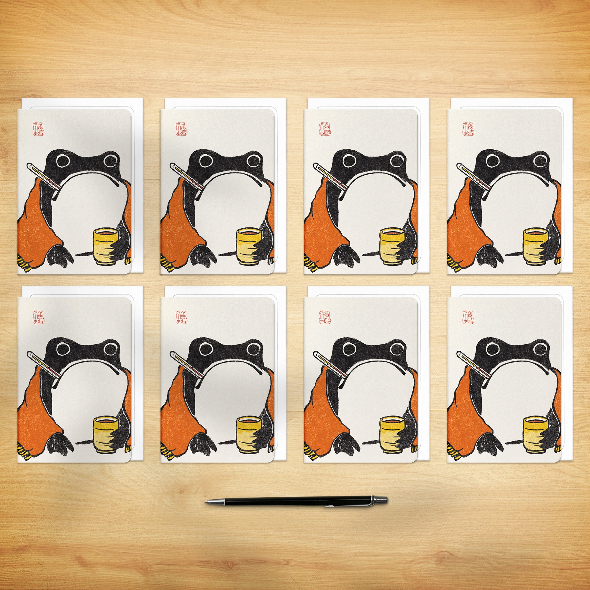 Japanese Get Well Soon Card Ezen Frog for Him Her Them - Etsy