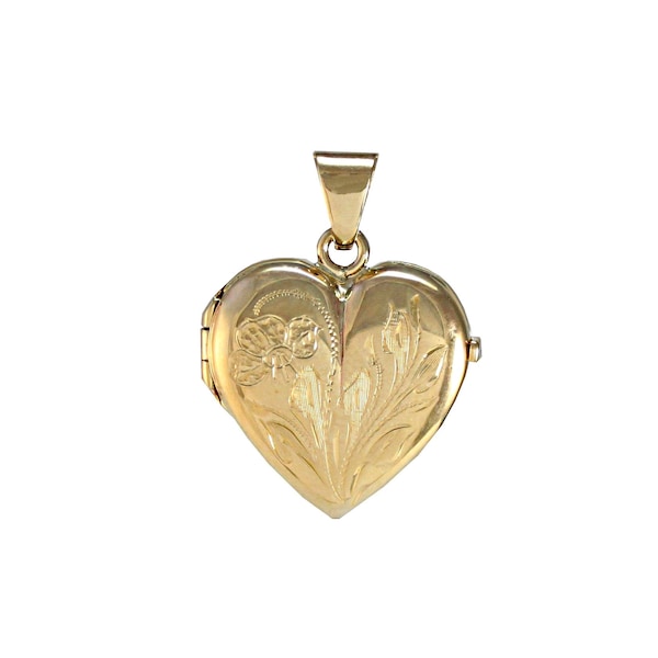 Gold Heart Locket - Etsy
