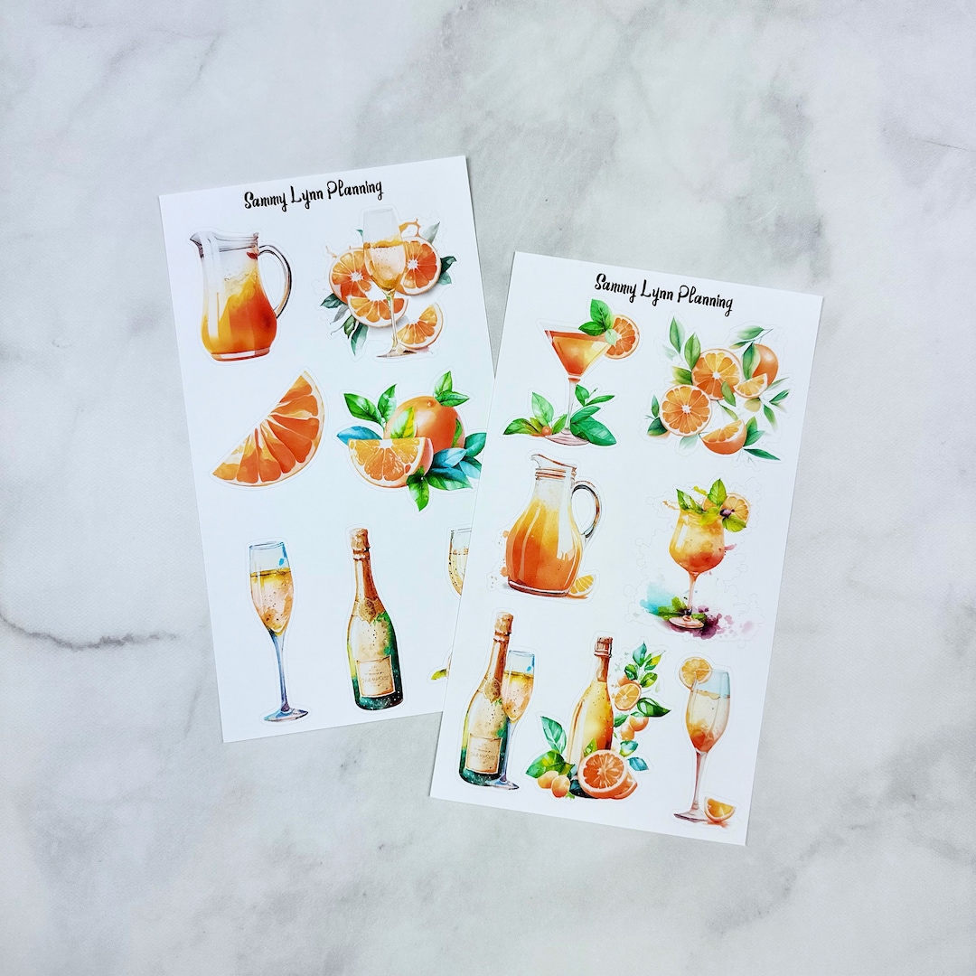 Mimosa Deco Stickers - Etsy