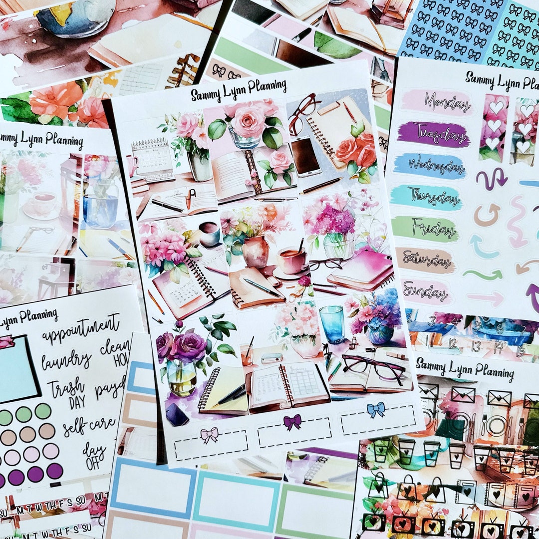 Planning Weekly Sticker Kit/a La Carte - Etsy