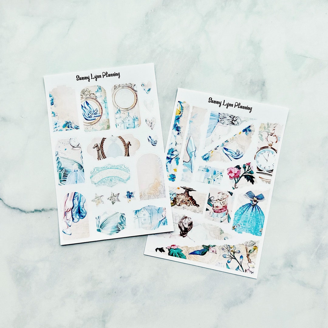 Cinderella Journaling Kit - Journal Stickers | Decorative Planner Kit ...