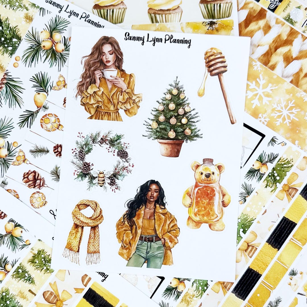 Honey Winter - Hobonichi Cousin Daily Kit (A5) - Etsy