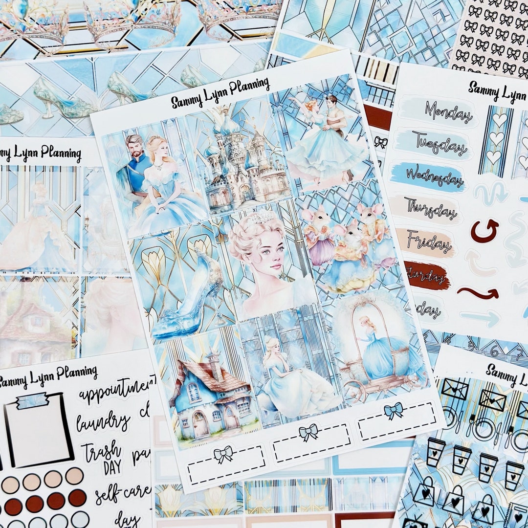 Cinderella Weekly Sticker Kit/a La Carte - Etsy