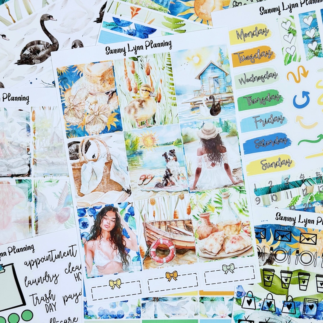 Summer at the Lake Sticker Kit/a La Carte - Etsy