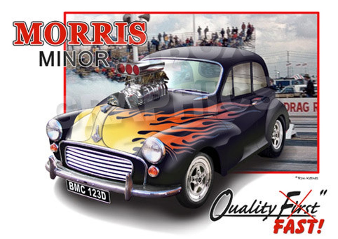 Personalised Illustration of Your Morris Minor Morris 1000 - Etsy