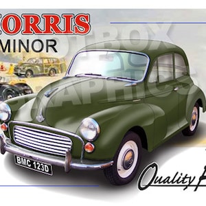Personalised Illustration of Your Morris Minor Morris 1000 - Etsy