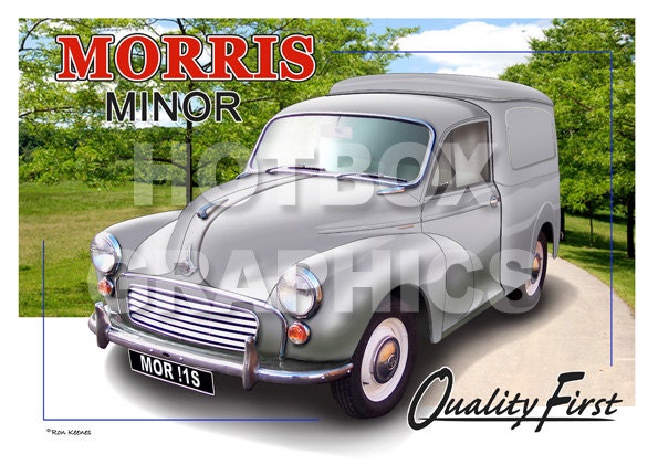 Personalised Illustration of Your Morris Minor Morris 1000 - Etsy