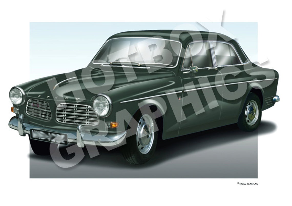 Personalised Illustration of Your Volvo Amazon - Etsy UK