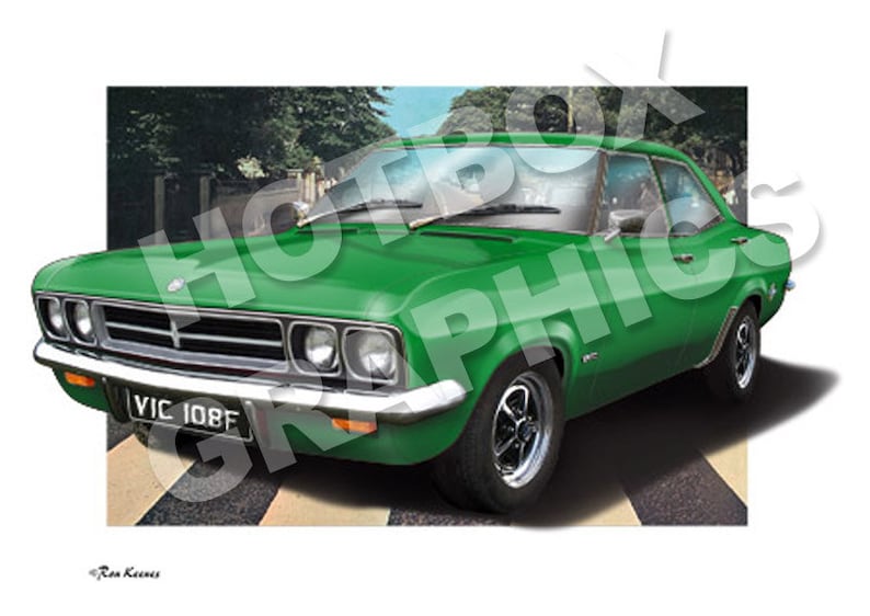 Personalised Illustration of Your Vauxhall Victor FD VX490 - Etsy