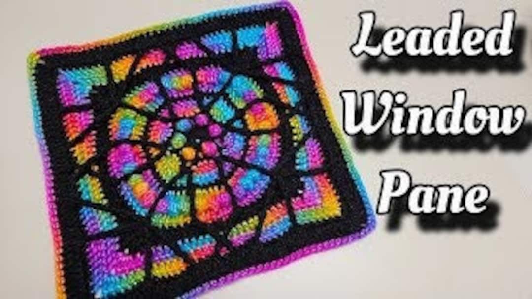 Crochet Stained Glass Granny Square Pattern DIGITAL DOWNLOAD ONLY - Etsy