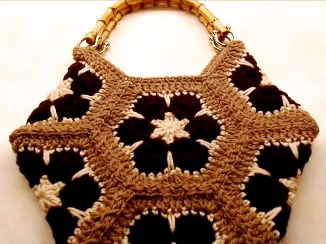 Crochet African Flower Hexi Bag Pattern (digital Download) - Etsy