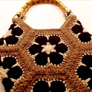 Crochet African Flower Hexi Bag Pattern by Bagoday Crochet- Handles Not ...