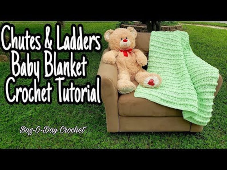 Chutes and Ladders Crochet Baby Blanket Pattern (digital Download) - Etsy