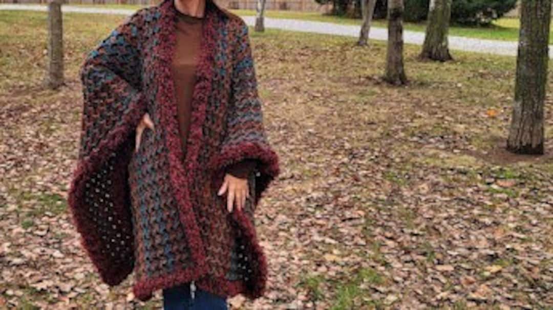 Crochet Ruana Pattern DIGITAL DOWNLOAD ONLY - Etsy