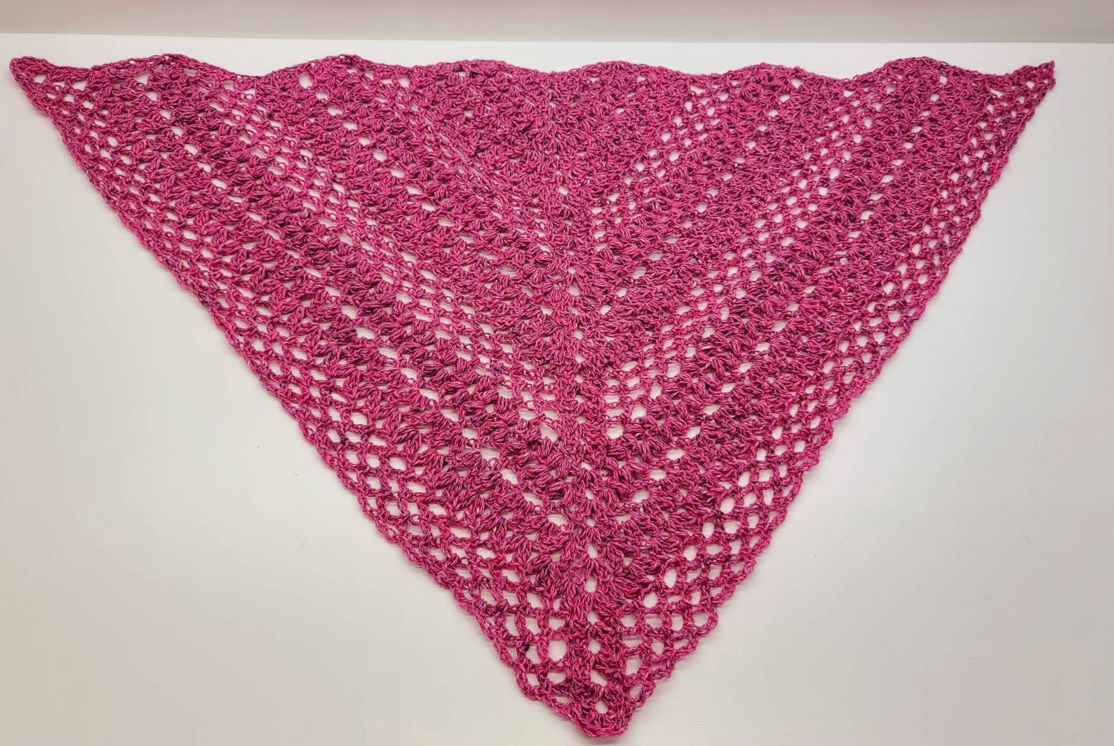 Crochet Shawl Pattern: Curved Top Design (digital Download) - Etsy
