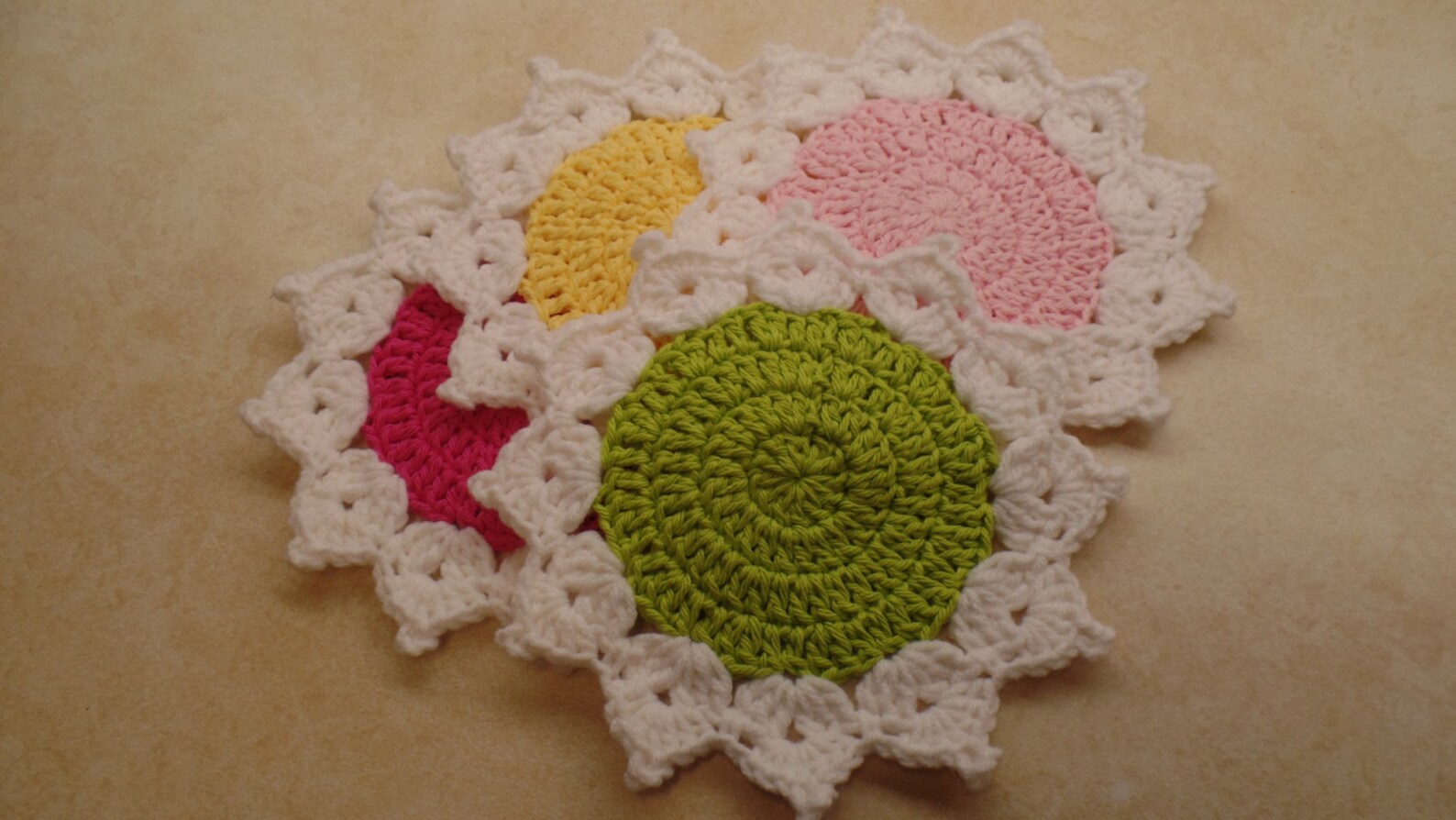 Crochet Queens Crown Coaster Set Pattern (digital Download) - Etsy