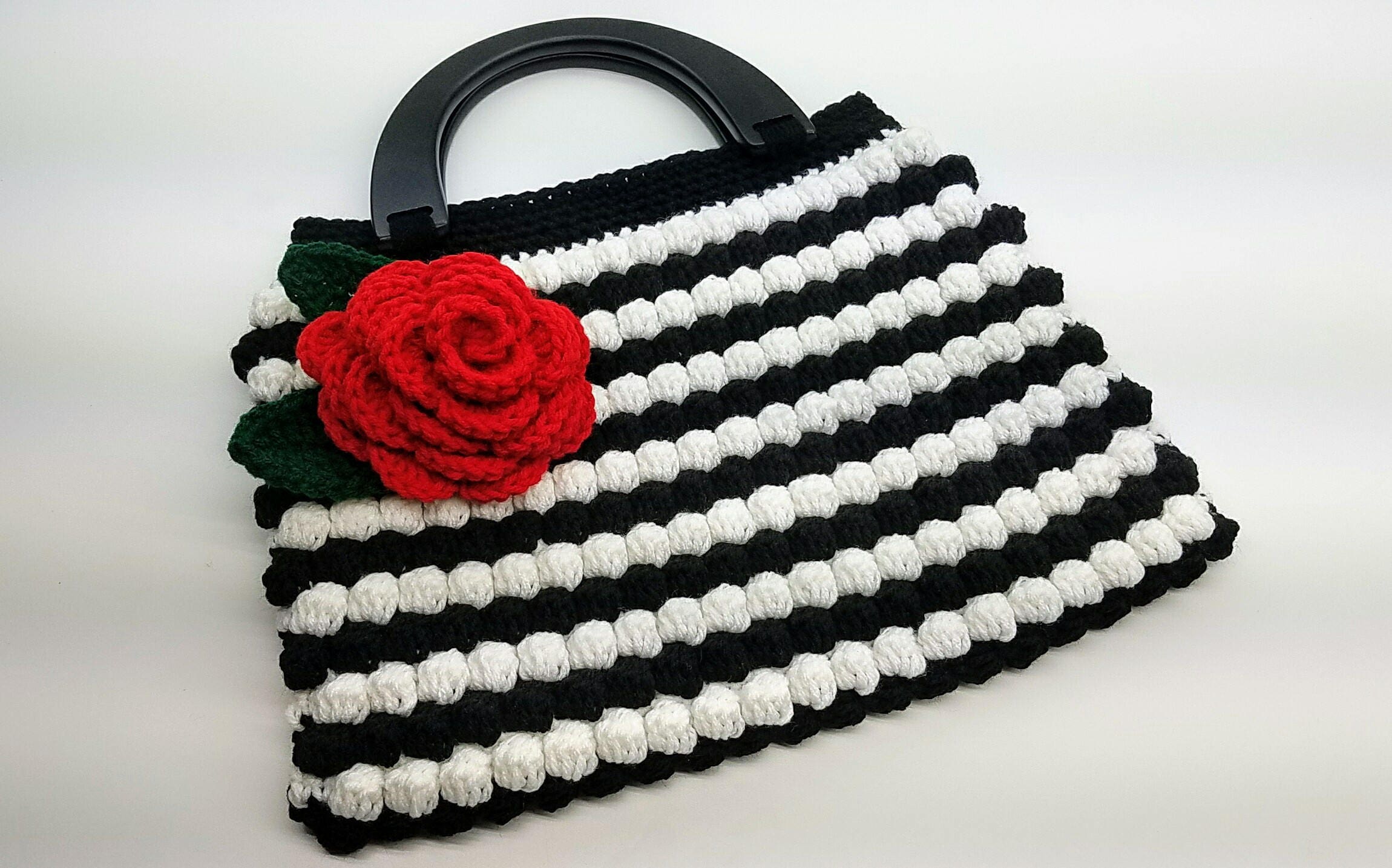 Crochet the Vintage Rose Handbag Purse Bag Crochet Pattern - Etsy