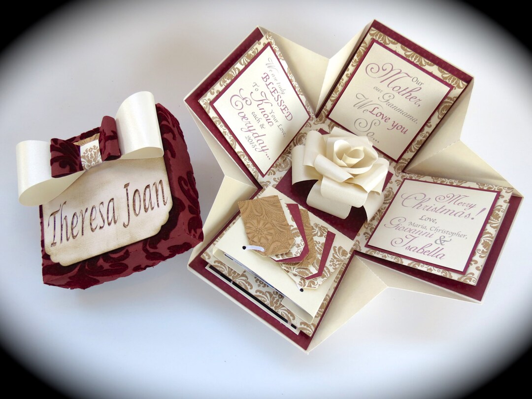 Regal Layered Exploding Box - Etsy