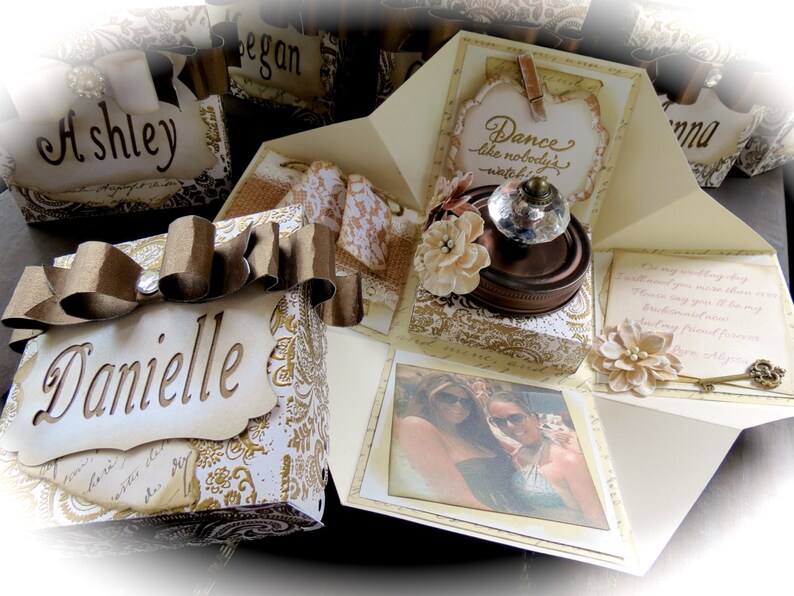 Bridal Party Proposal Box - Etsy