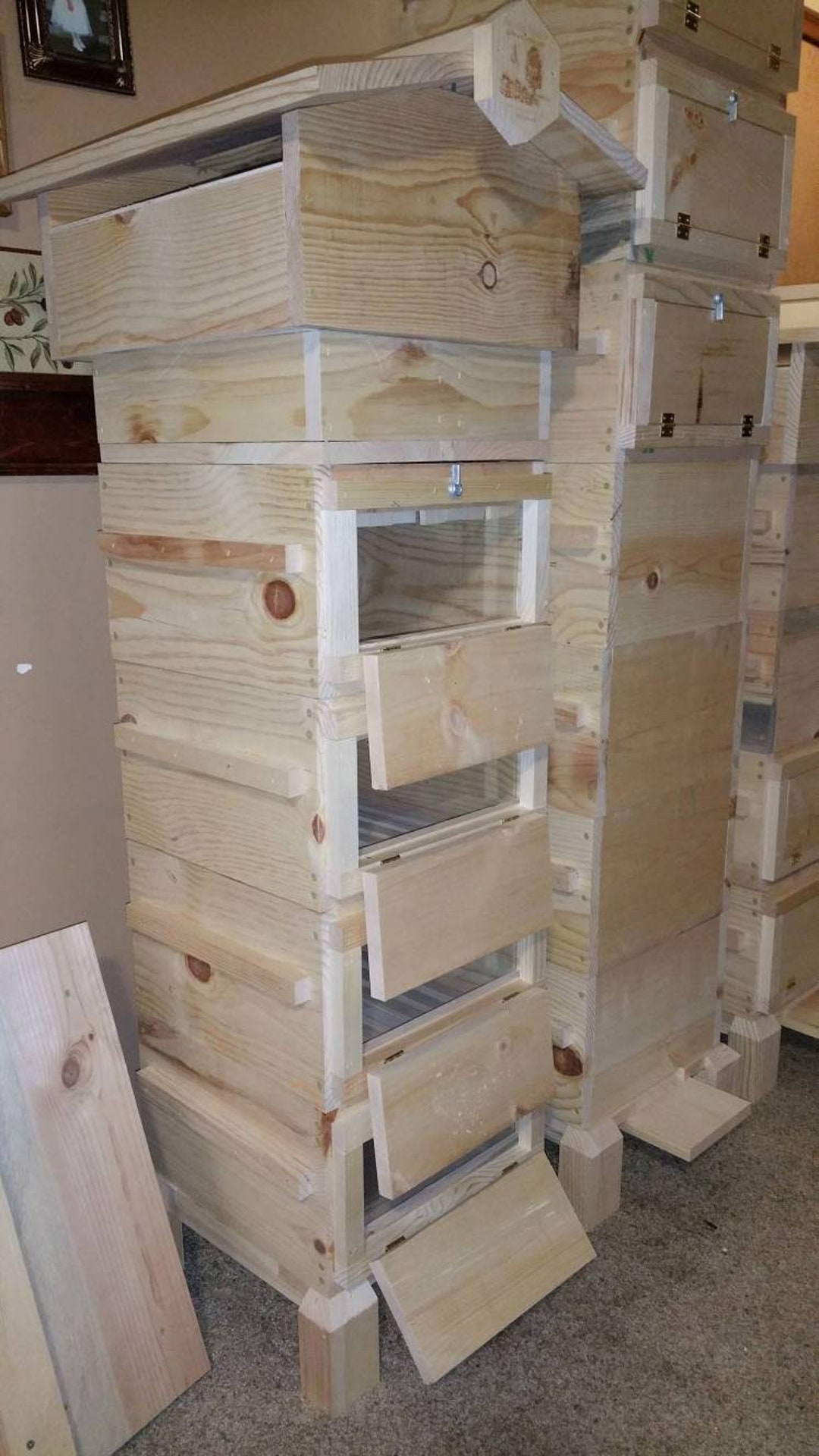 Unassembled Warre Beehive Kit. With Observation Windows in Each Box. - Etsy