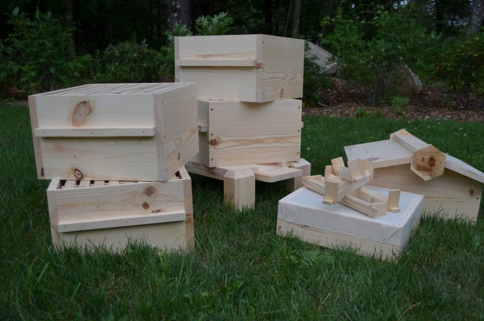 Unassembled Warre Beehive Kit. With Observation Windows in Each Box. - Etsy
