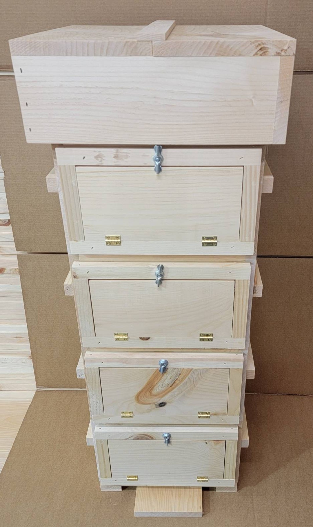 4 Box Entry-level Warre Hive With Windows - Etsy