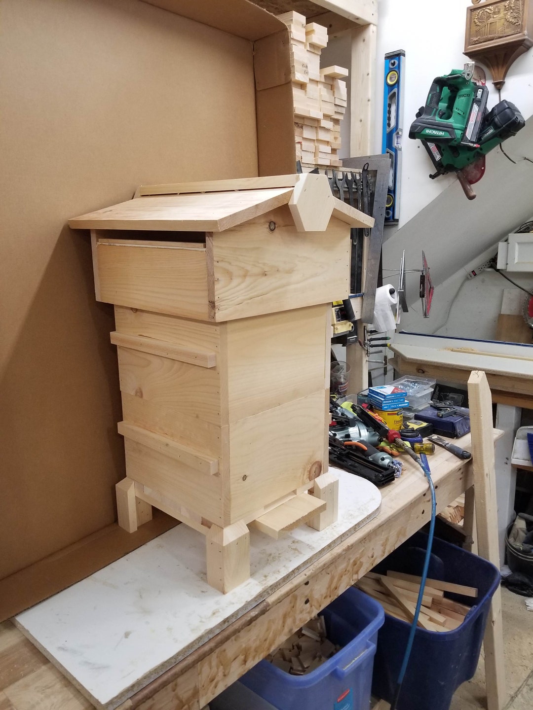 Starter Warre Hive (2 Boxes, Fully Assembled) With or Without Windows ...