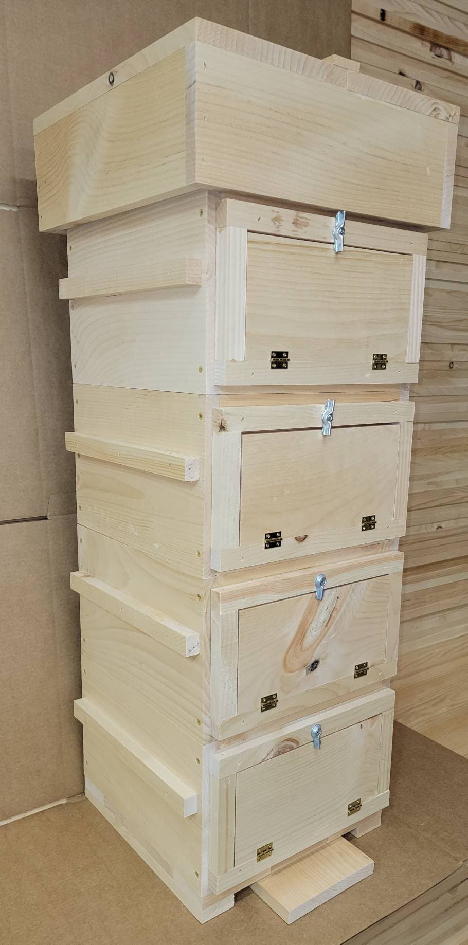 4 Box Entry-level Warre Hive With Windows - Etsy