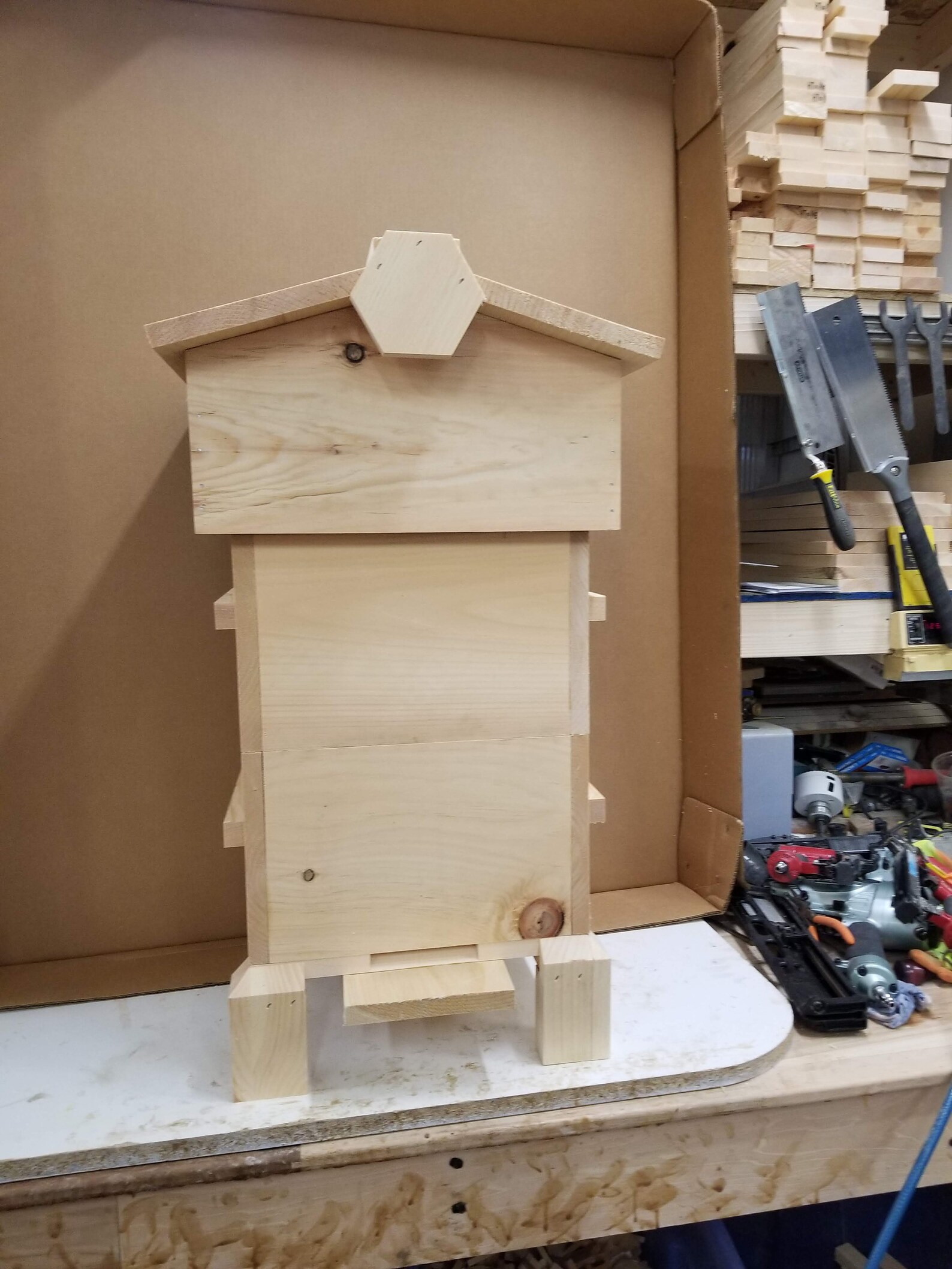 Starter Warre Hive (2 Boxes, Fully Assembled) With or Without Windows ...