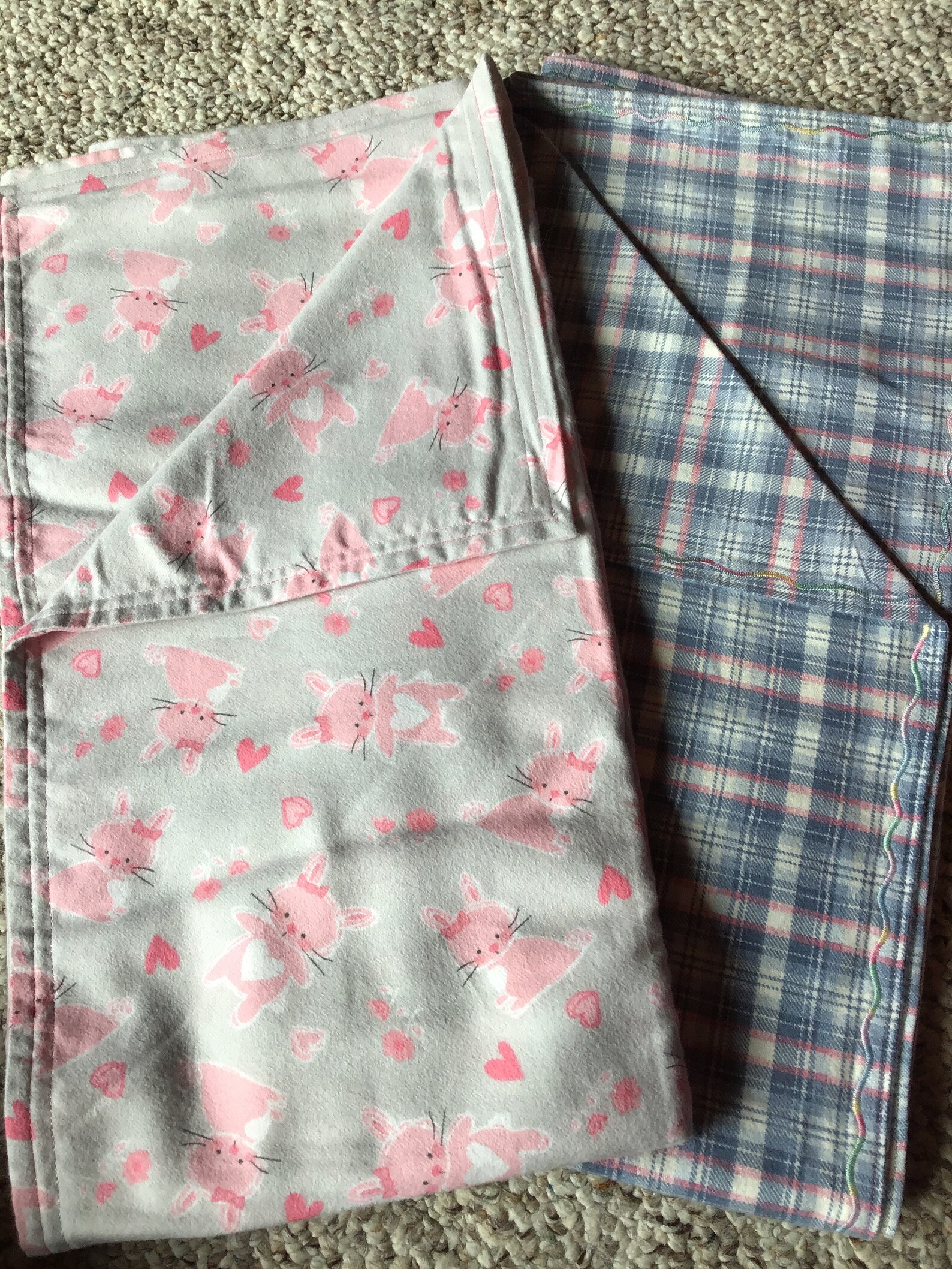 2 Blanket Set-receiving Blanket Set Baby GIRL Blanket Set Flannel ...