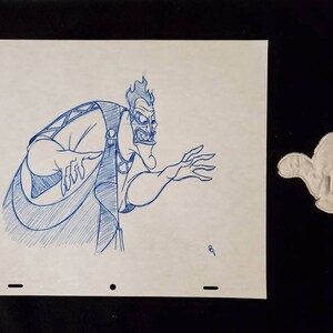 Disney Hercules Hades Drawing-sketch-animation-signed | Etsy