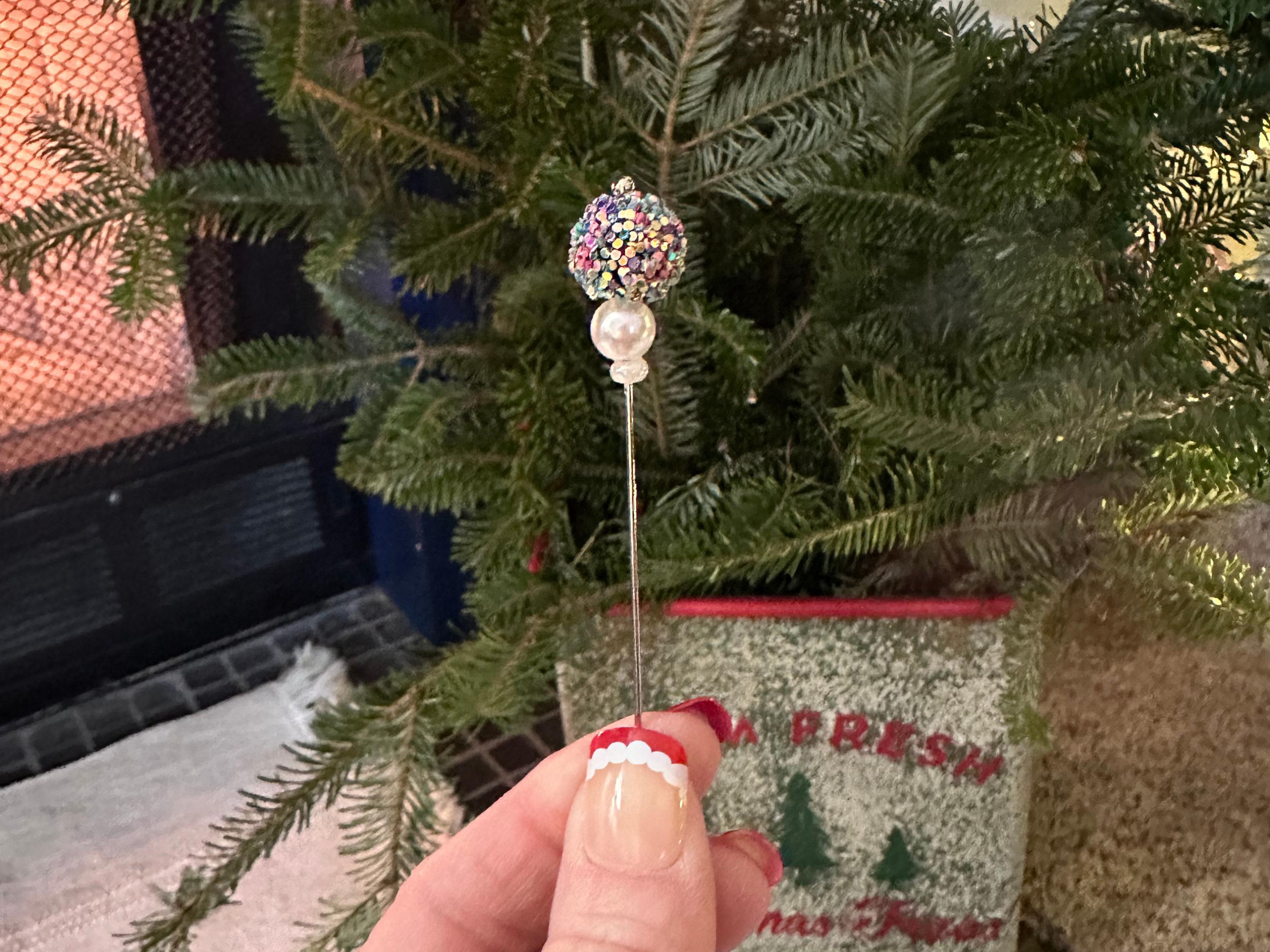 Decorative Counting Pin Cross Stitch | Cross Stitch Pin - Etsy