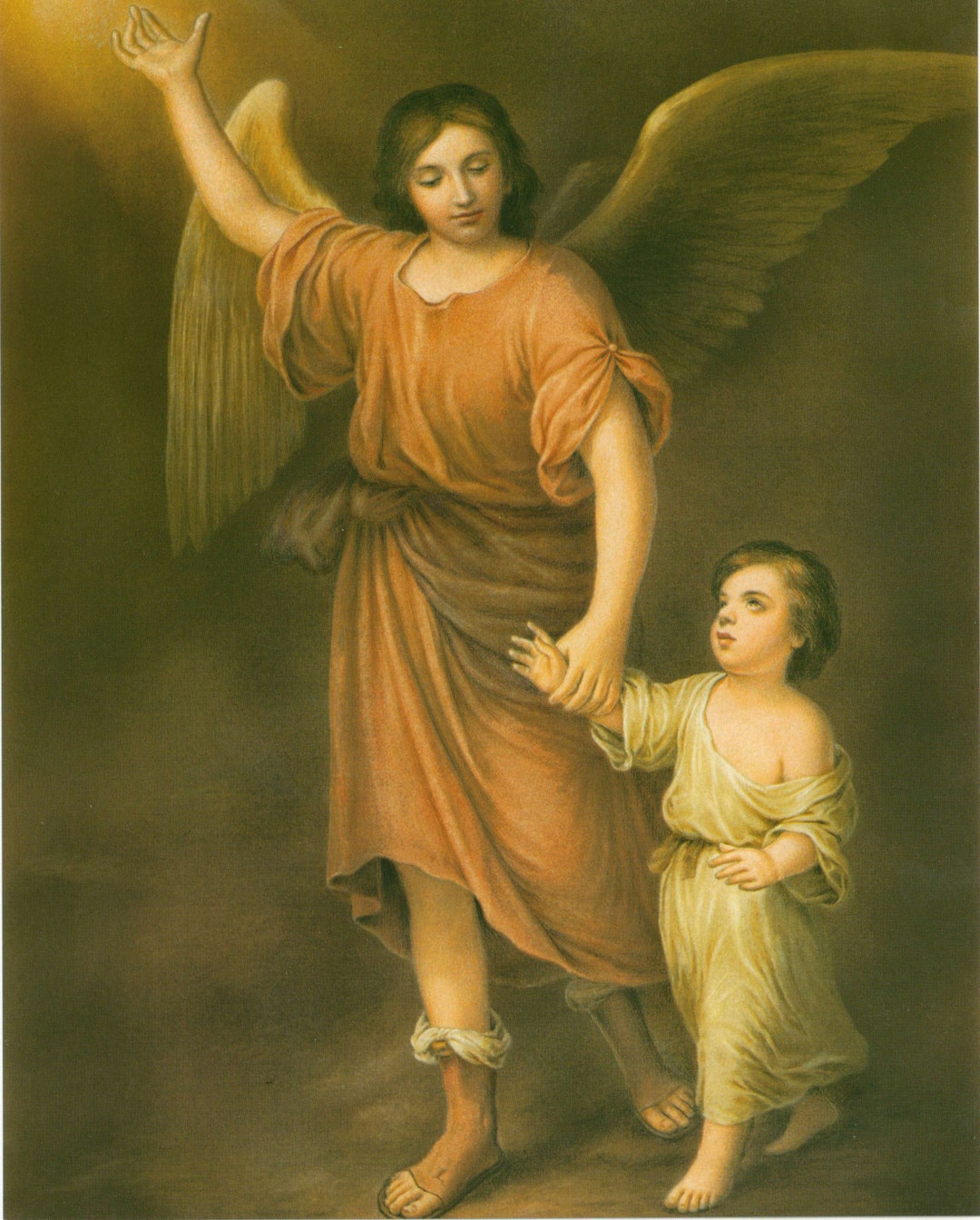 Guardian Angel With Child 'angel Custodian' by Murillo Art Print ...